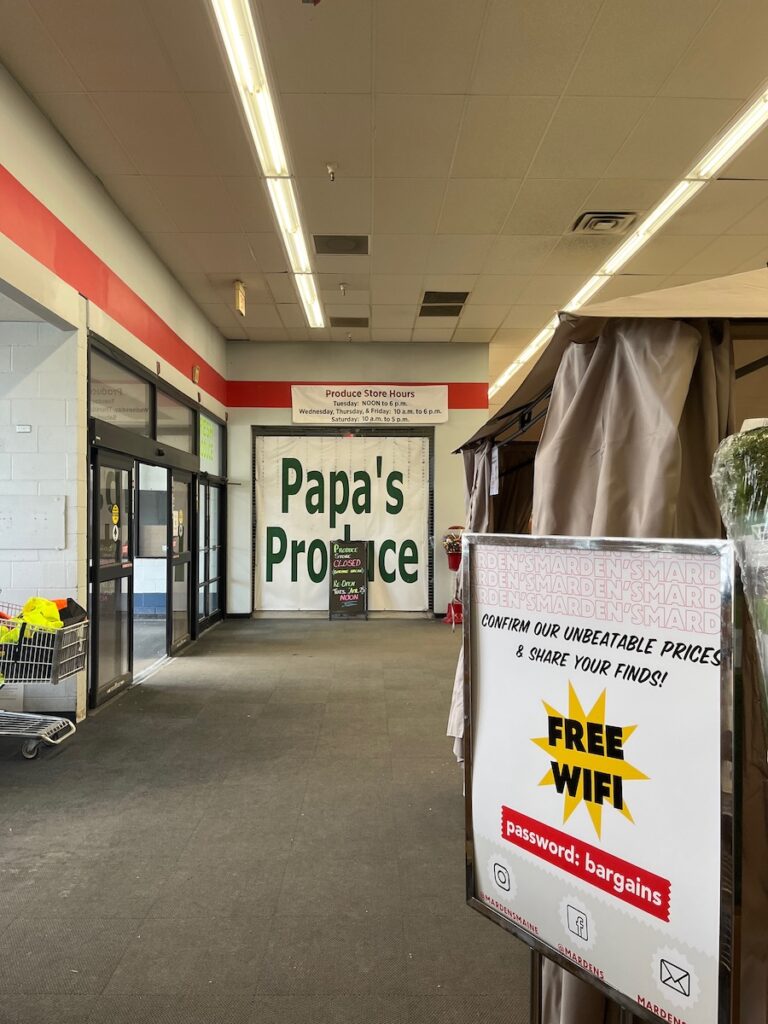 Shopping at Marden's Discount Stores