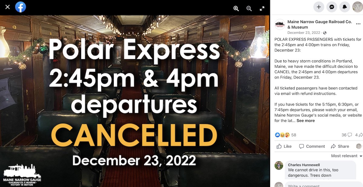 Exploring the Polar Express Portland Maine Train Ride