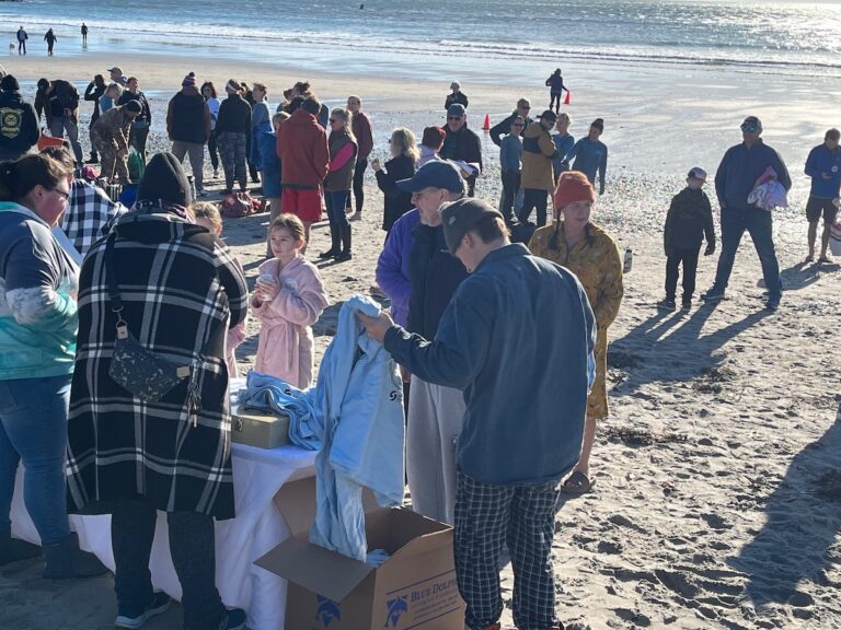 Polar Bear Plunges Near Portland Maine: Shivering for a Good Cause